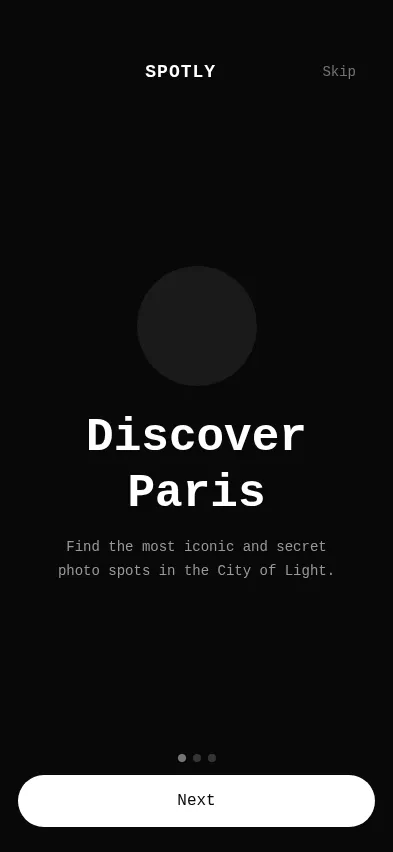 Spotly Photo Paris App