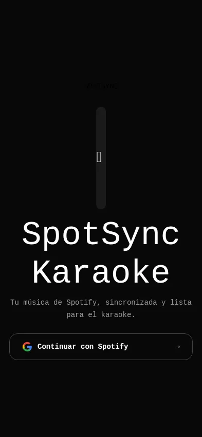 SpotSync Karaoke Player