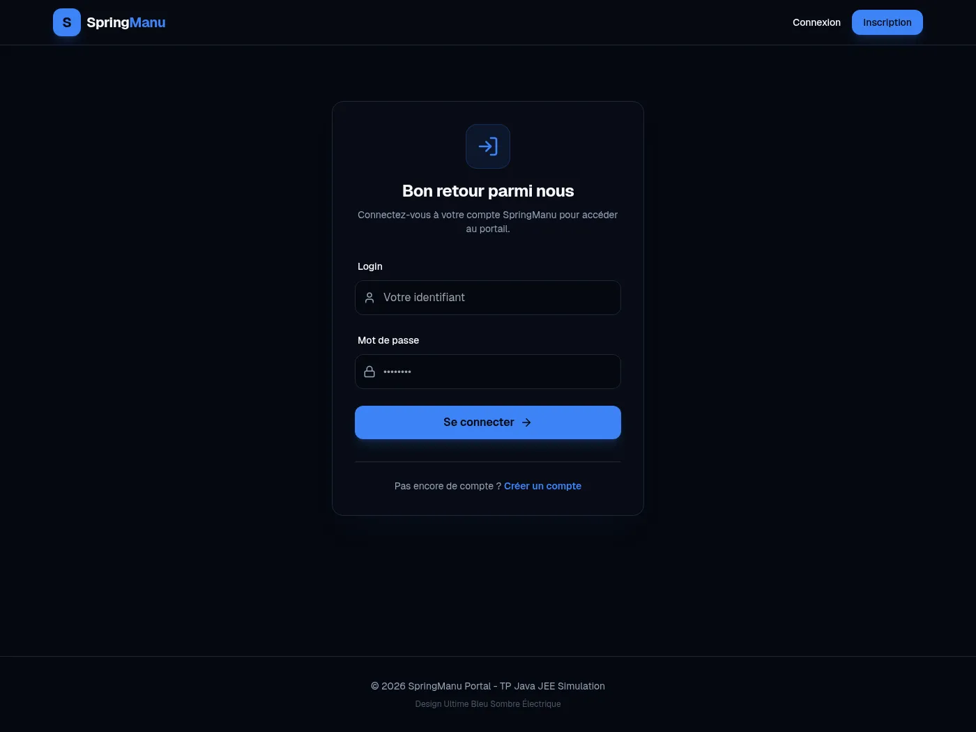 SpringManu User Portal
