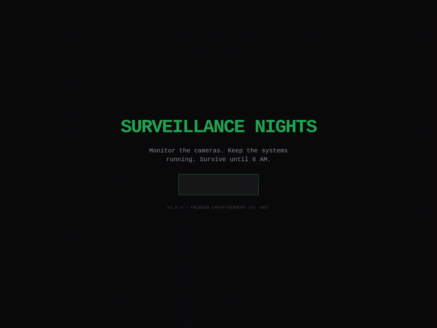 Springtrap Surveillance Game