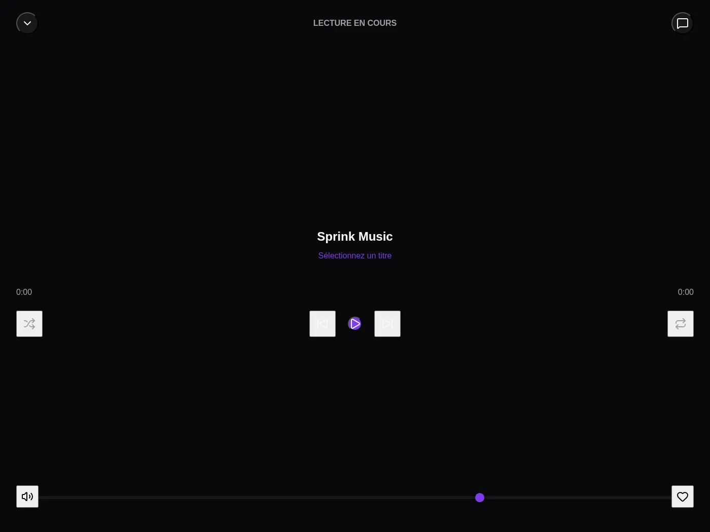 Sprink Music Streamer