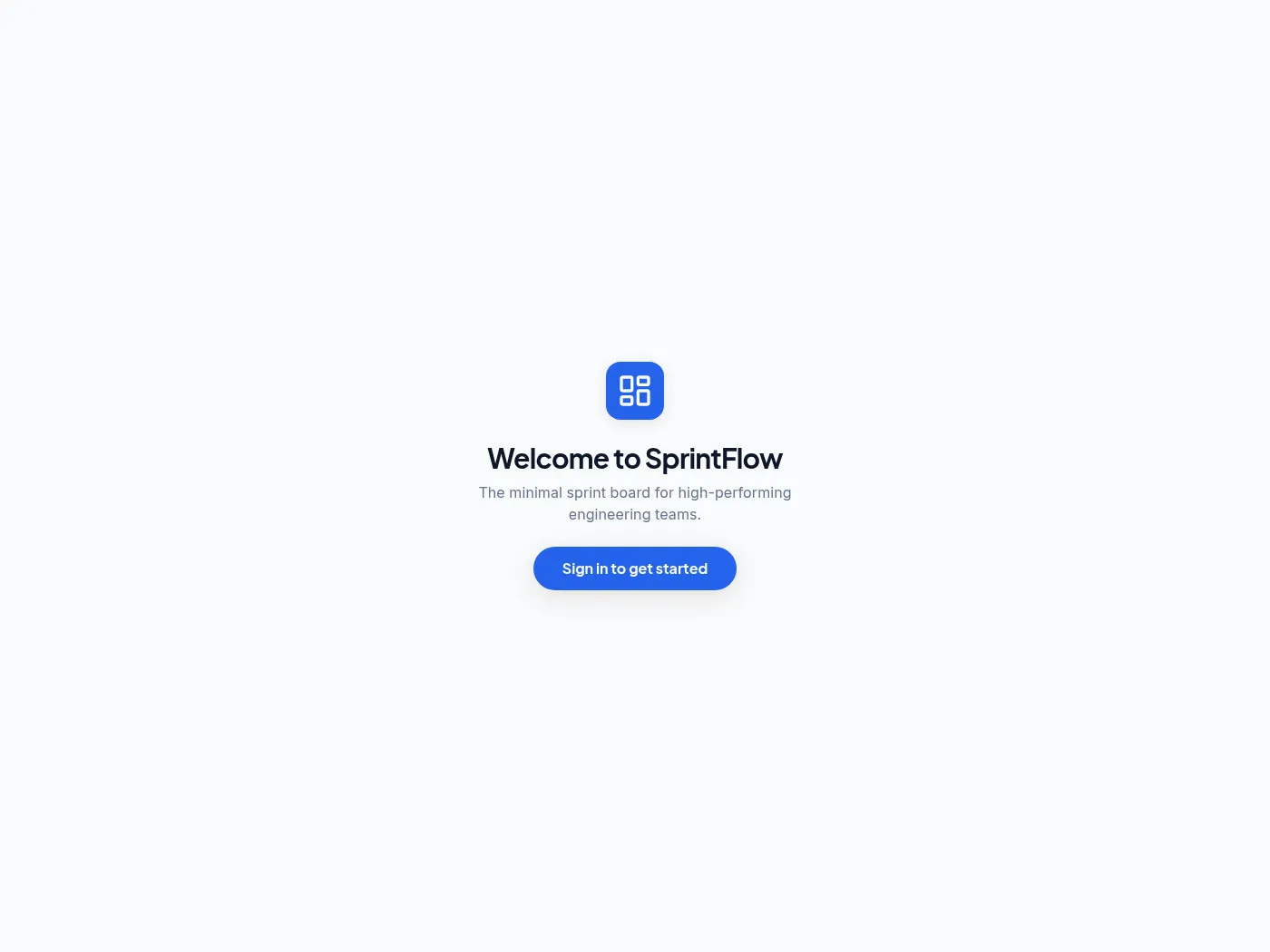 SprintFlow Board