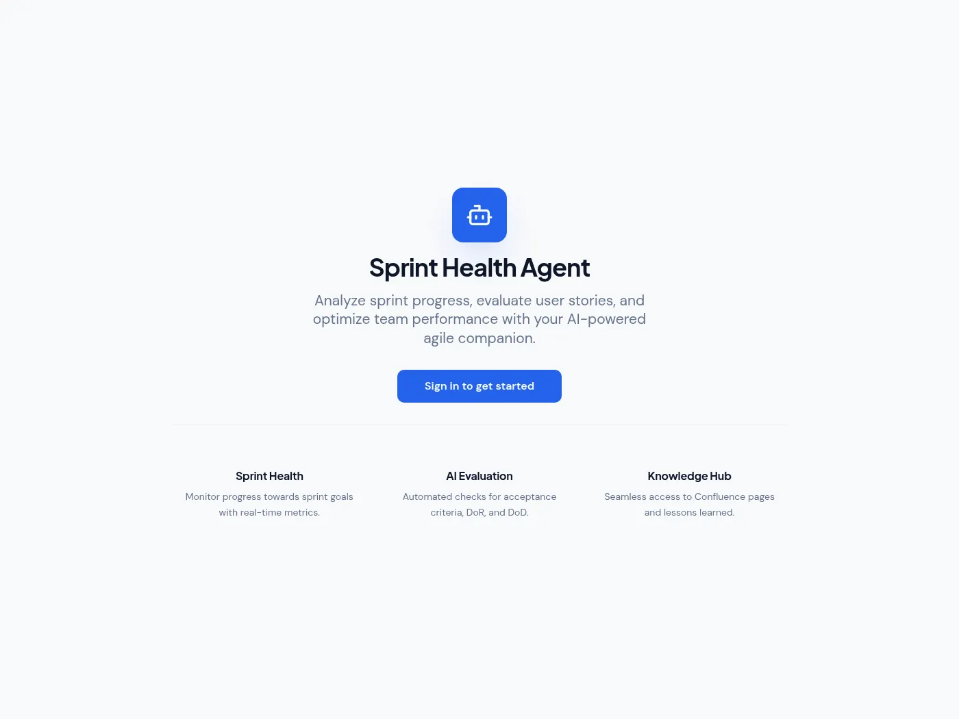 Sprint Health Agent