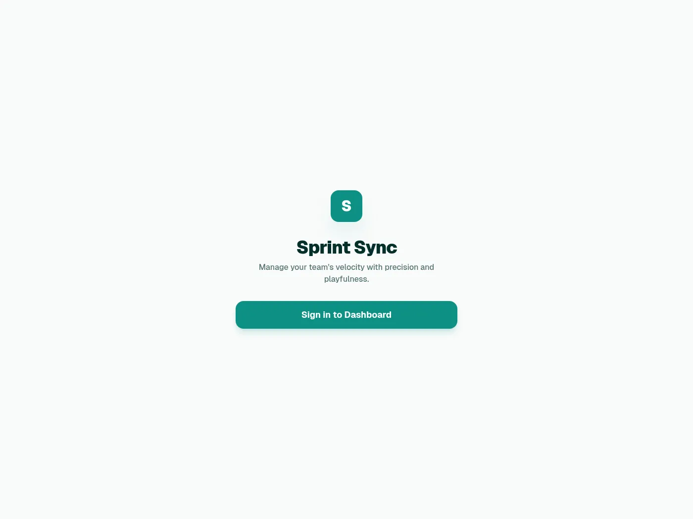 Sprint Sync Dashboard