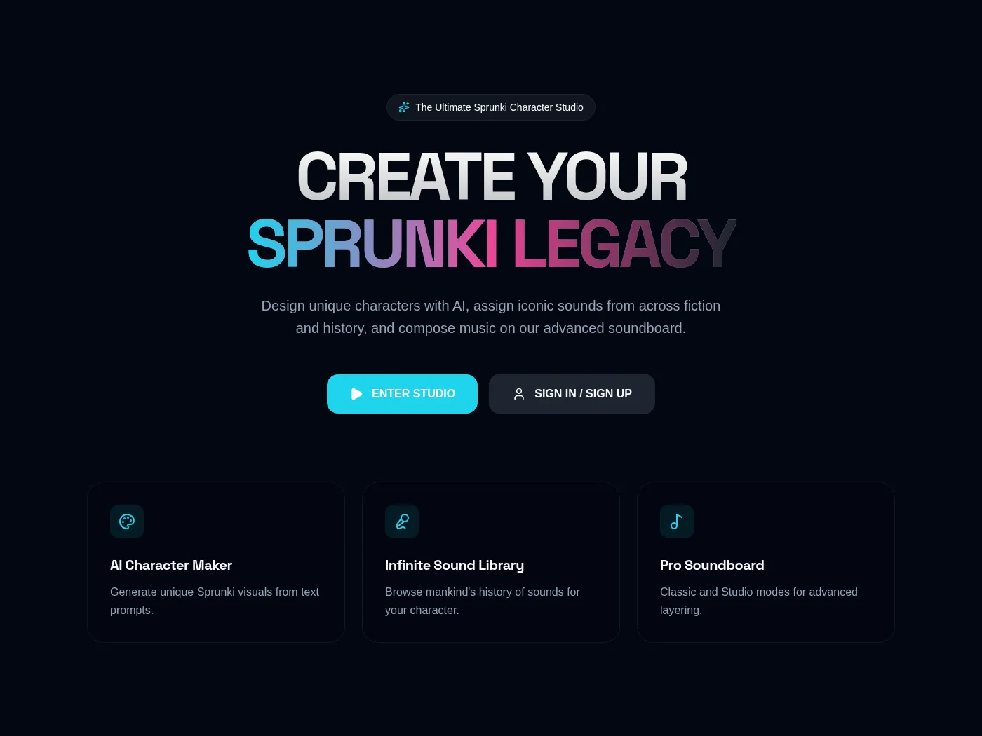 Sprunki Maker Studio