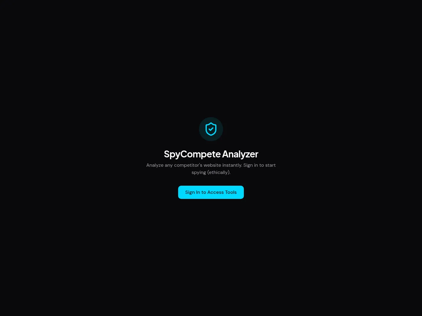 SpyCompete Analyzer