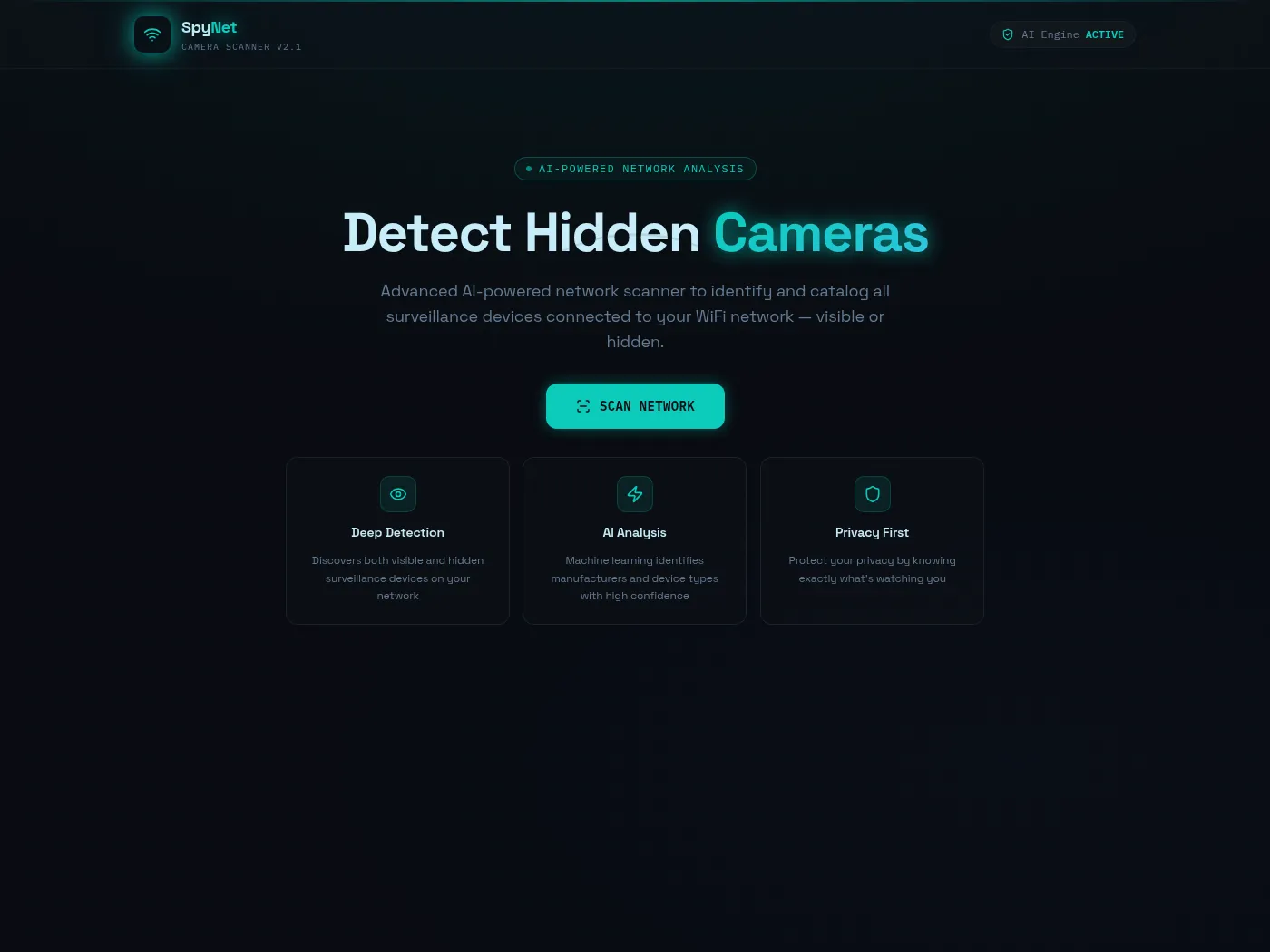SpyNet Camera Scanner