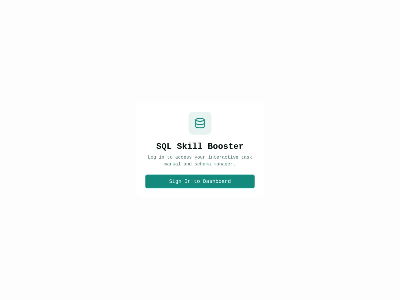 SQL Skill Booster Guide