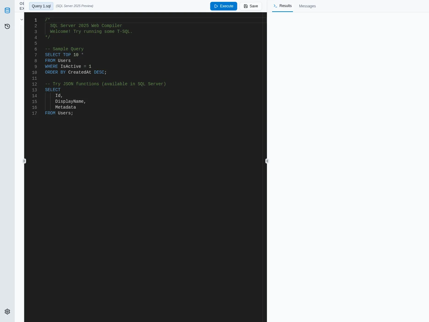 SQL Server 2025 Compiler