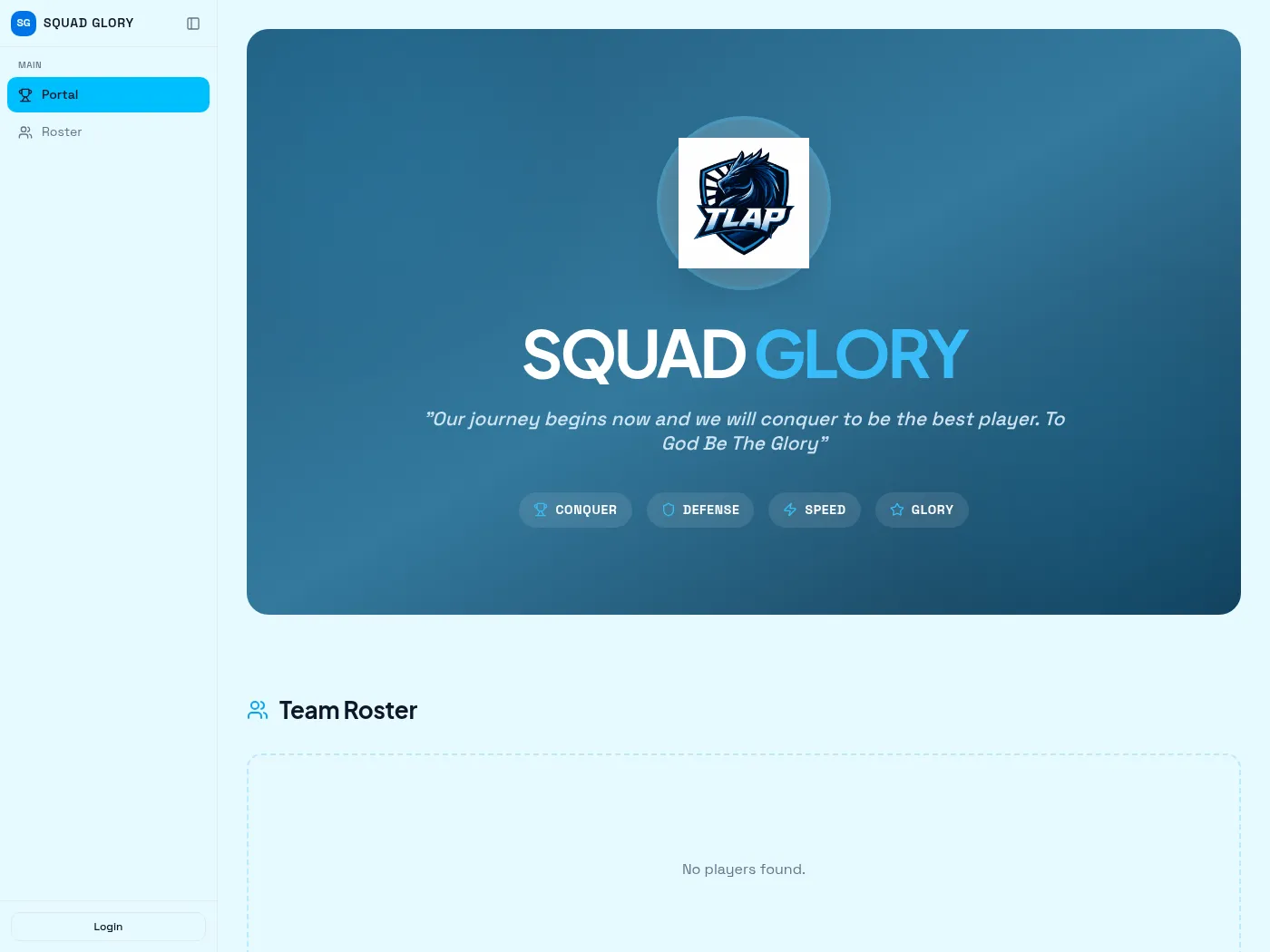 Squad Glory Portal