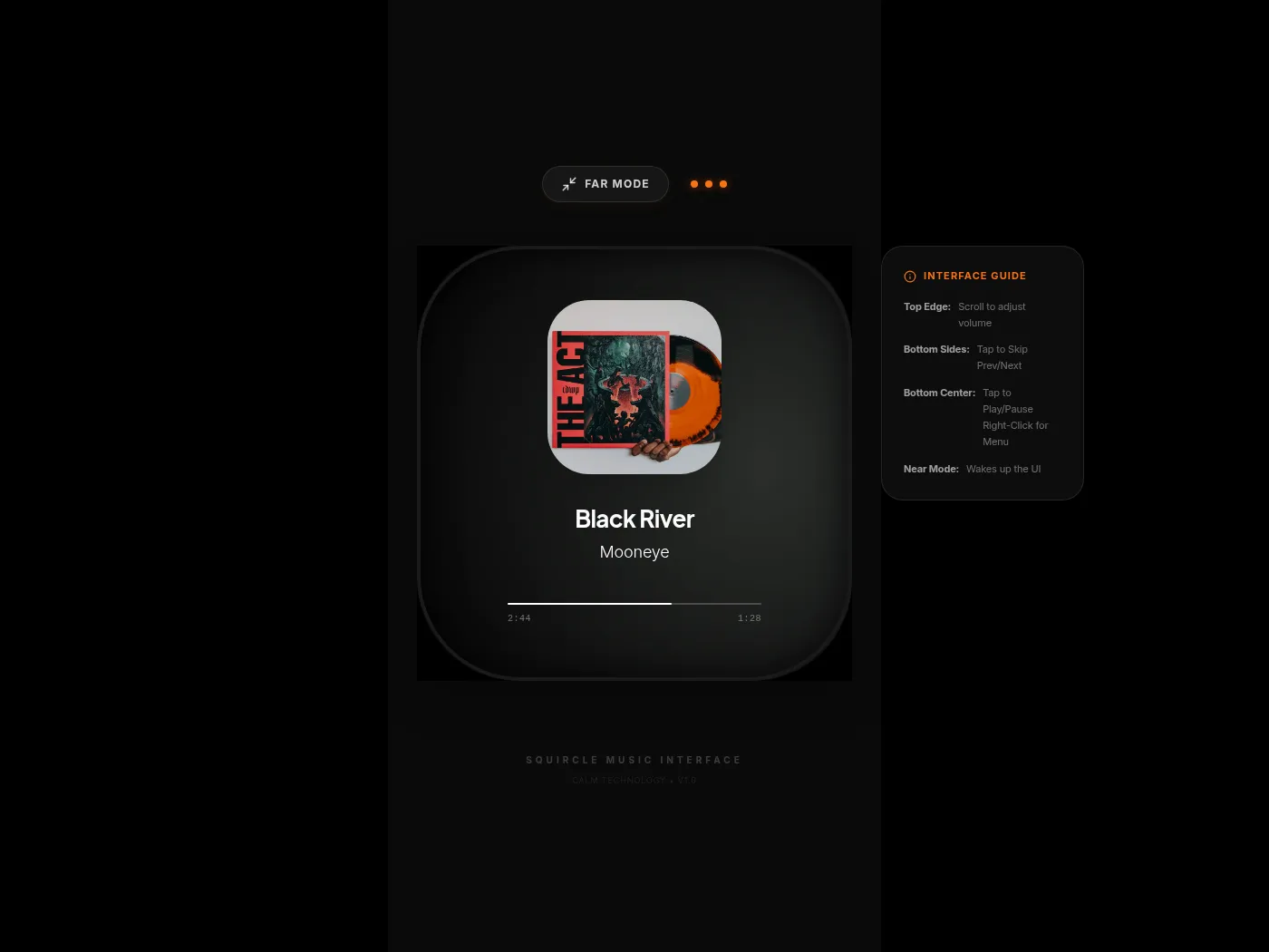 Squircle Music UI