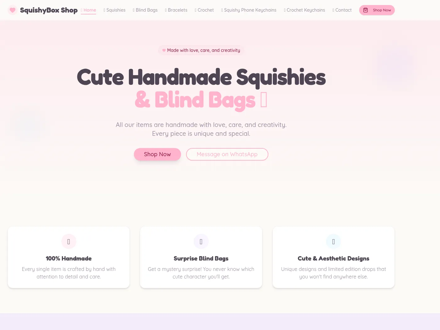 SquishyBox Shop