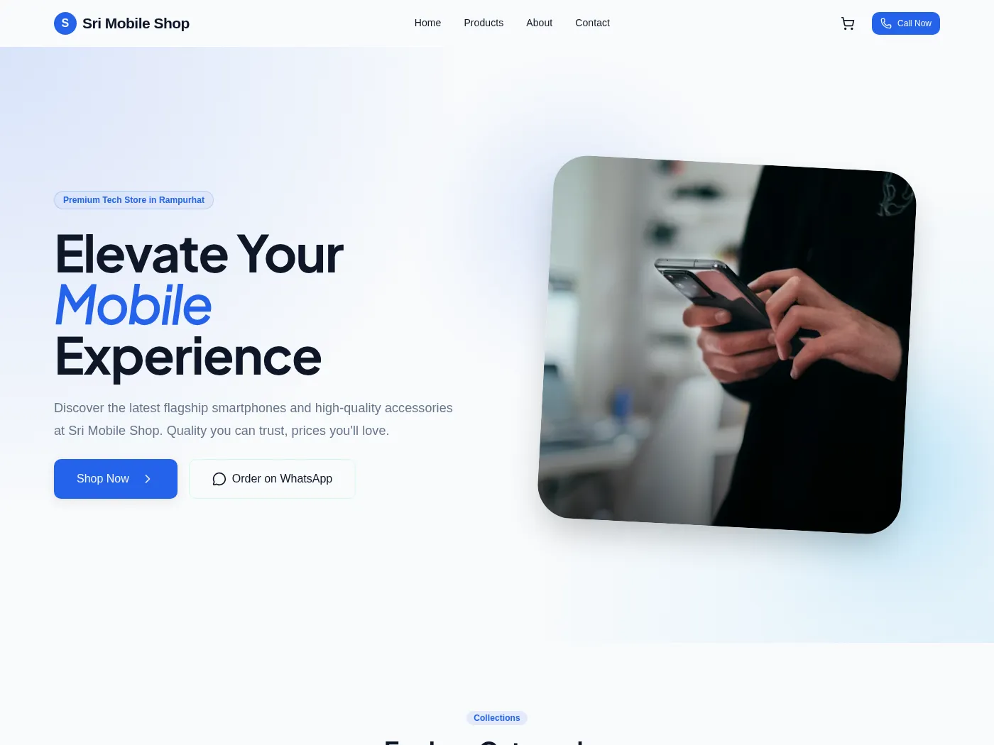 Sri Mobile Shop Web