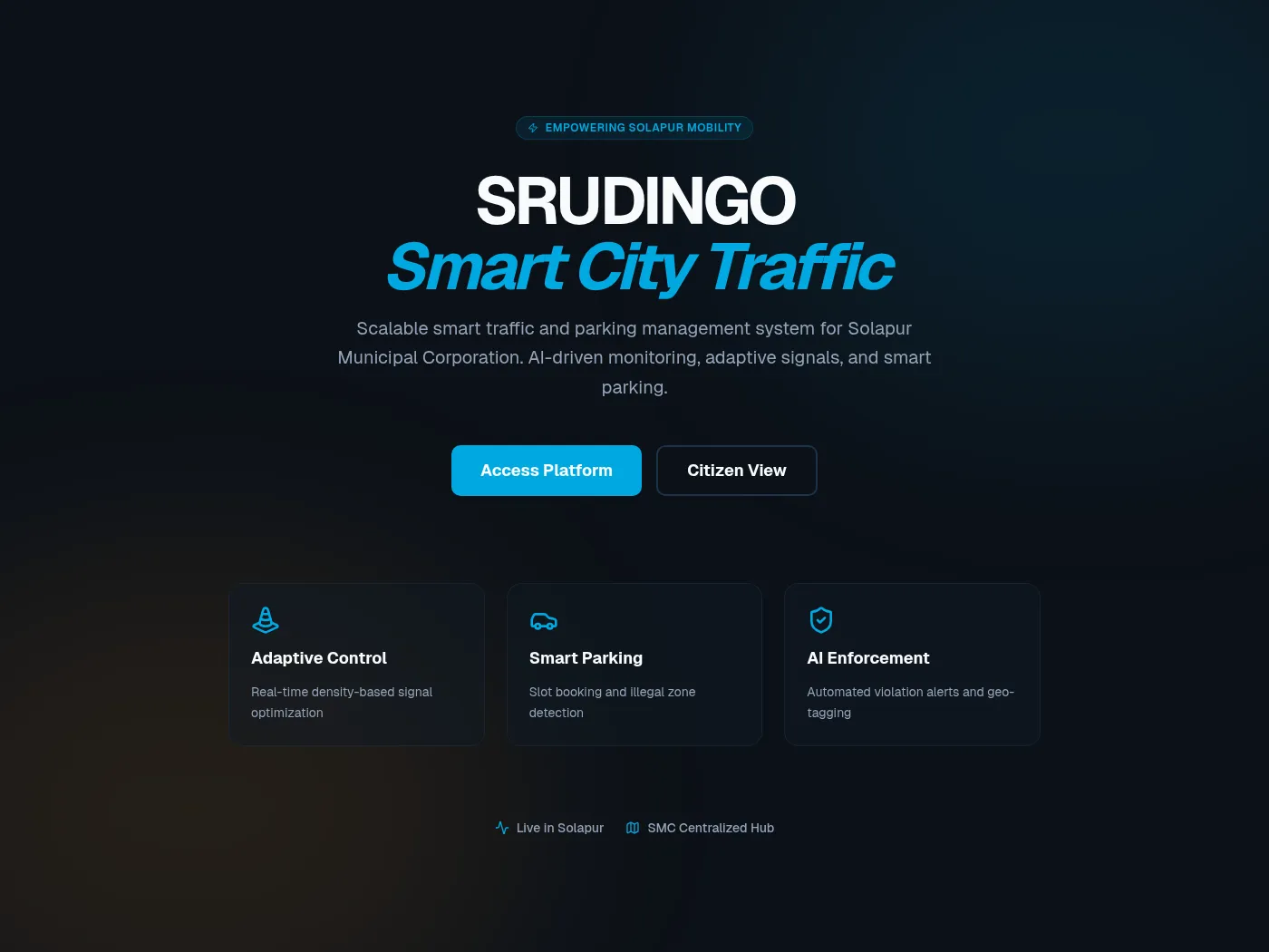 SRUDINGO Traffic Platform