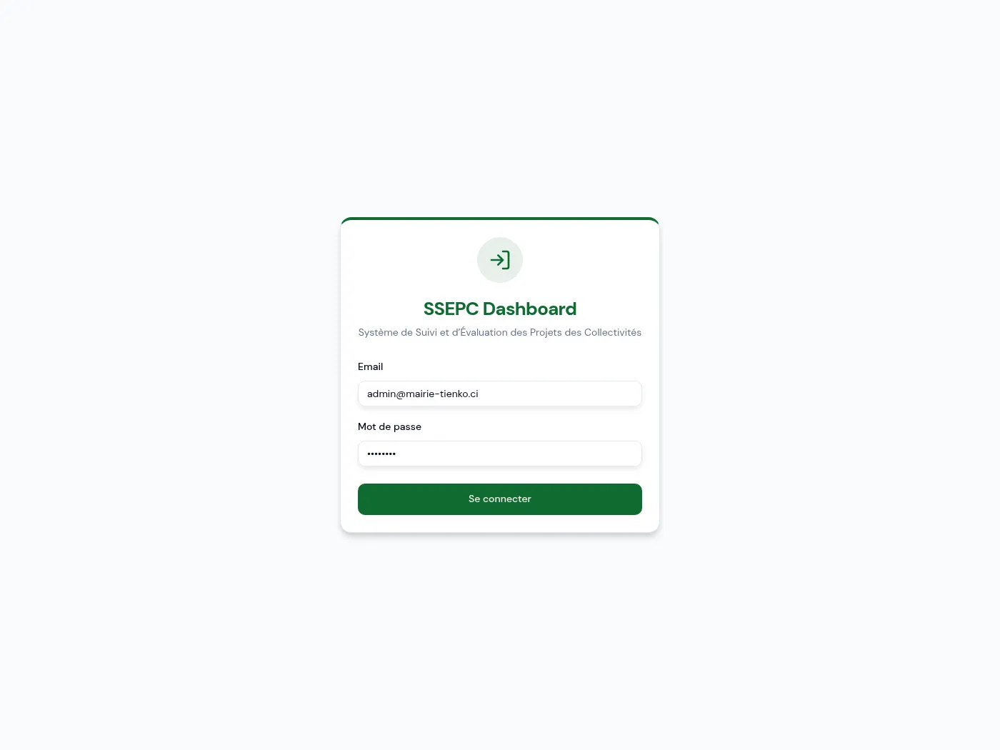SSEPC Project Dashboard