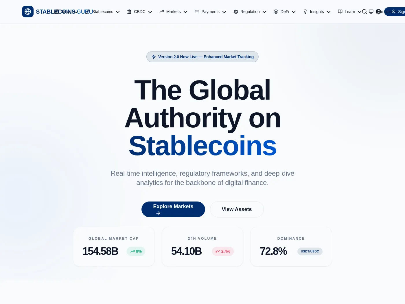 Stablecoins Guru Platform