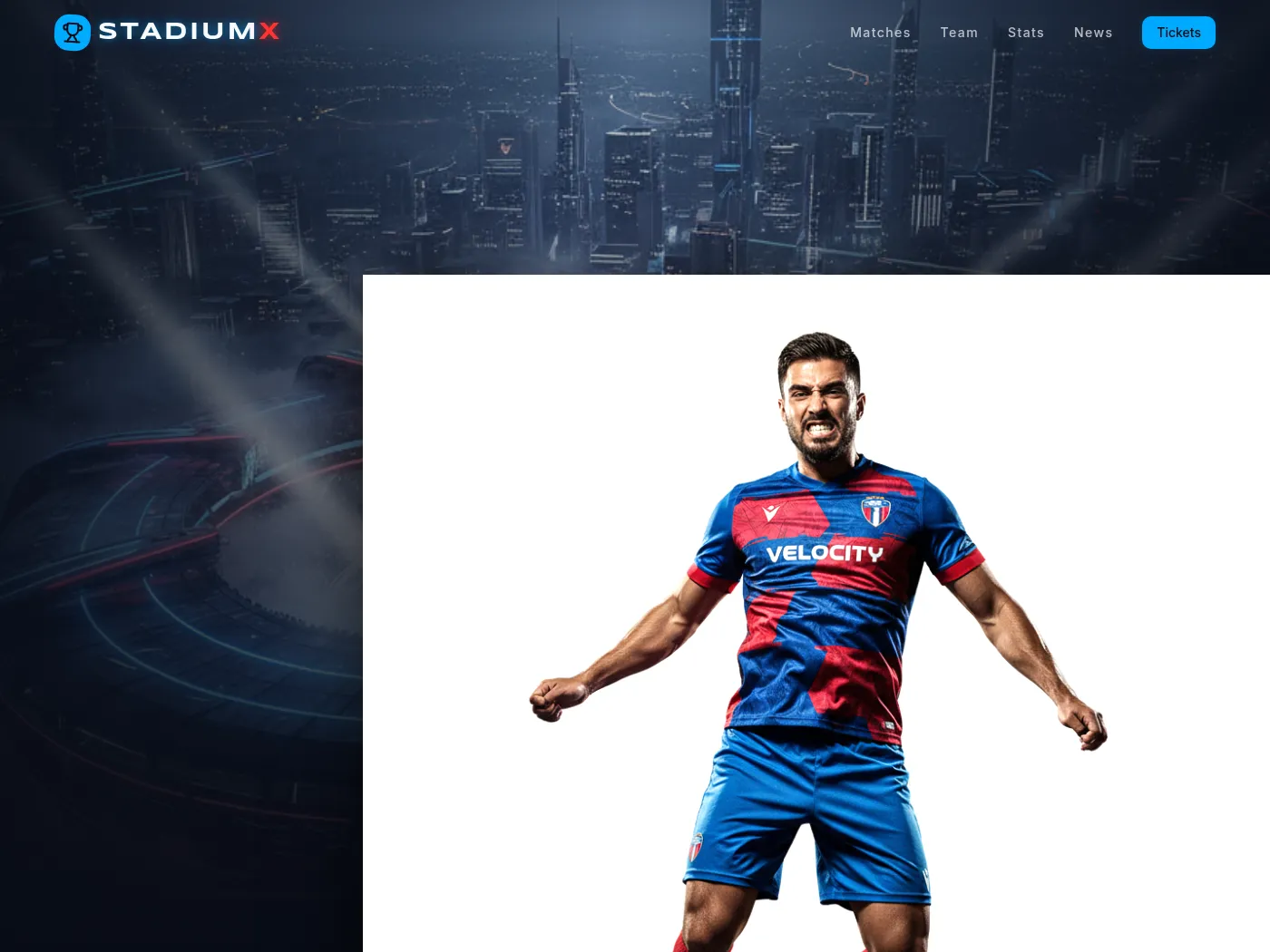 StadiumX Football Web