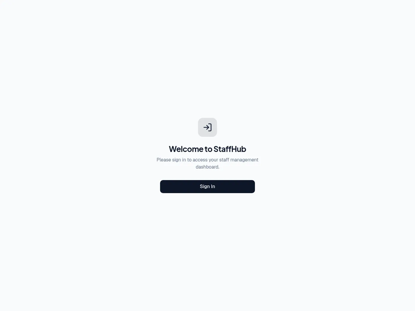 StaffHub Dashboard