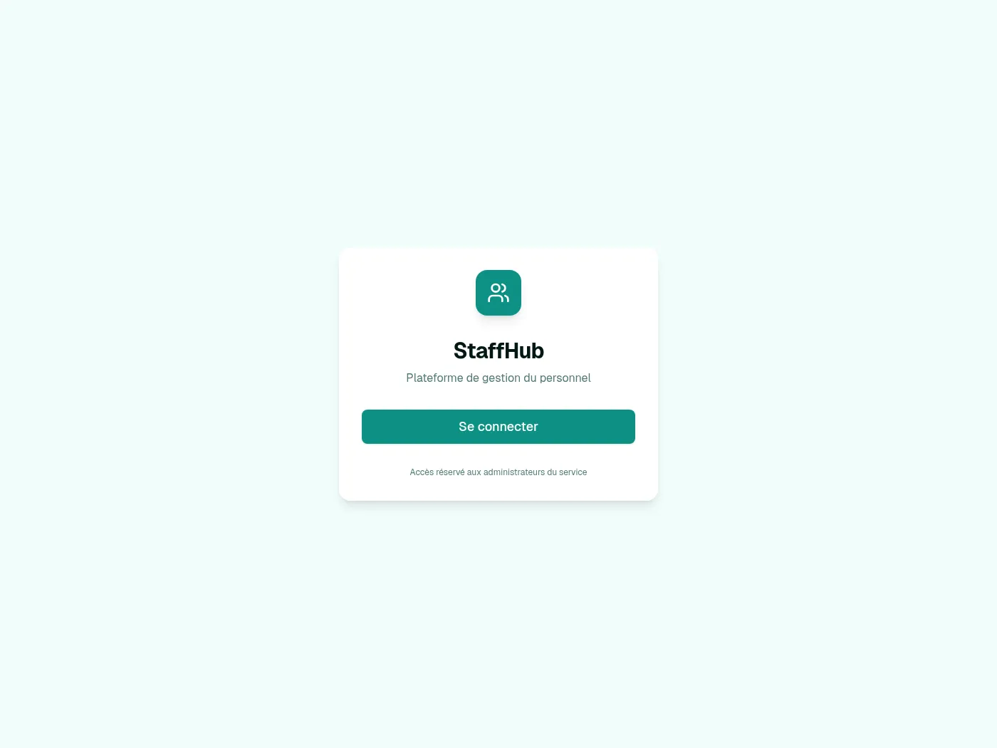 Staff Management Hub