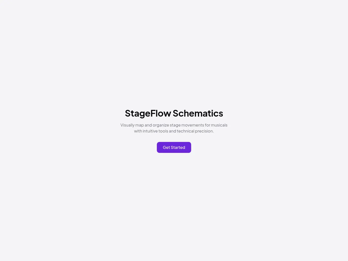 StageFlow Schematics