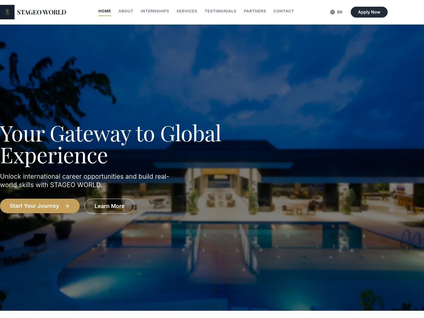 STAGEO WORLD Website Elite
