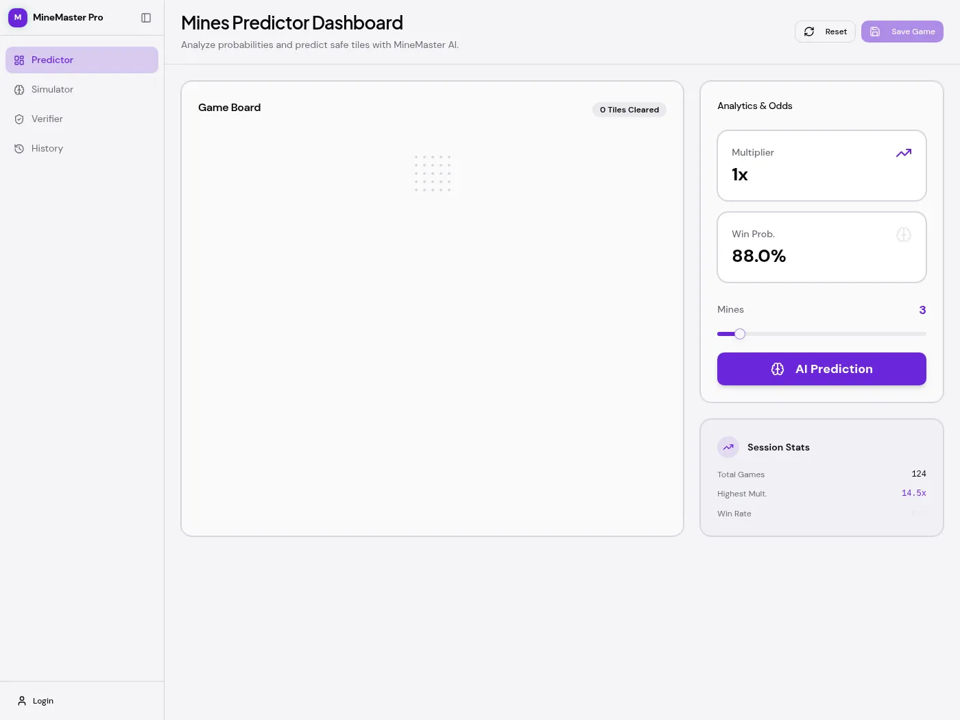 Stake Mine Predictor