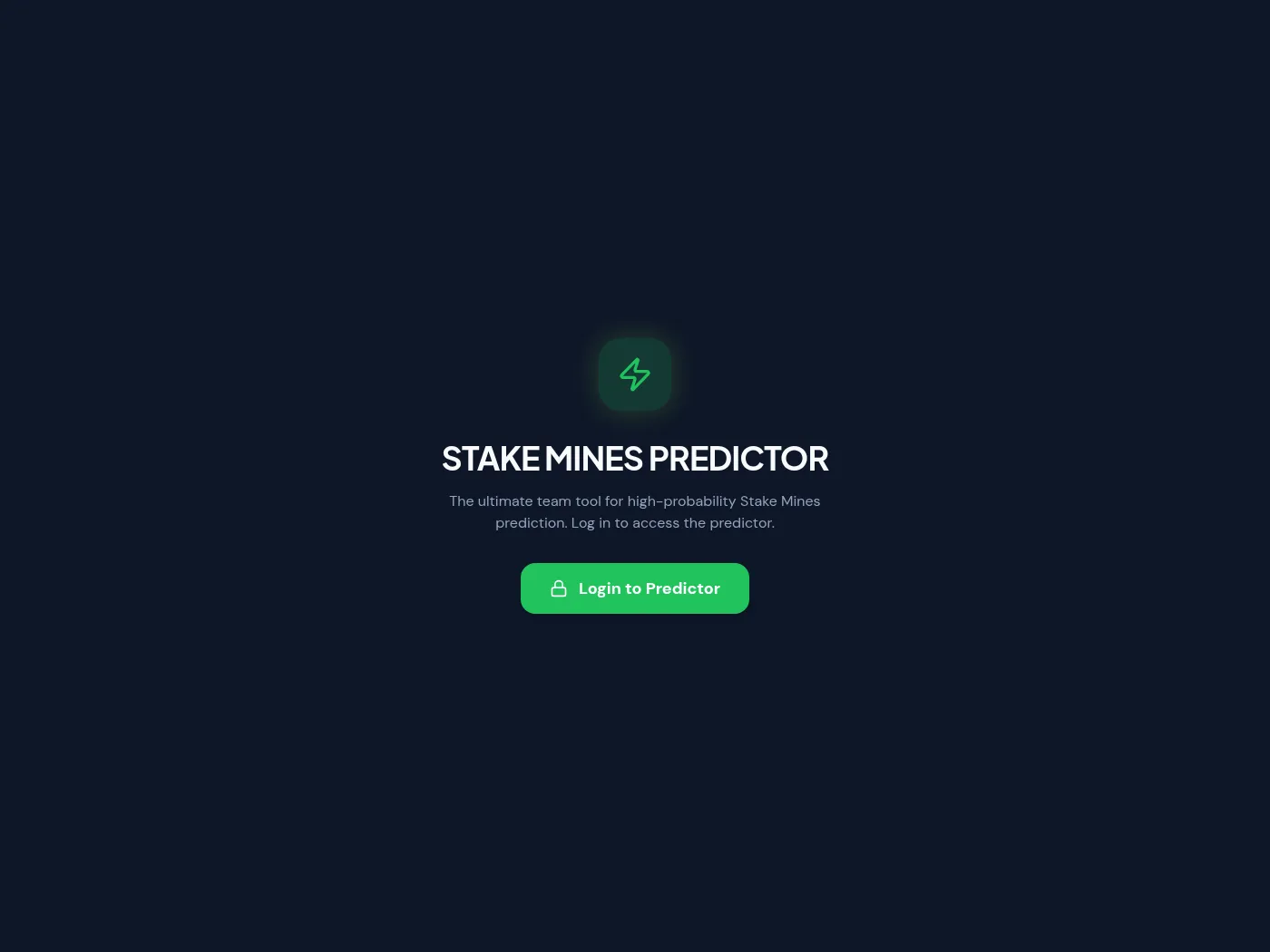 Stake Mines Predictor