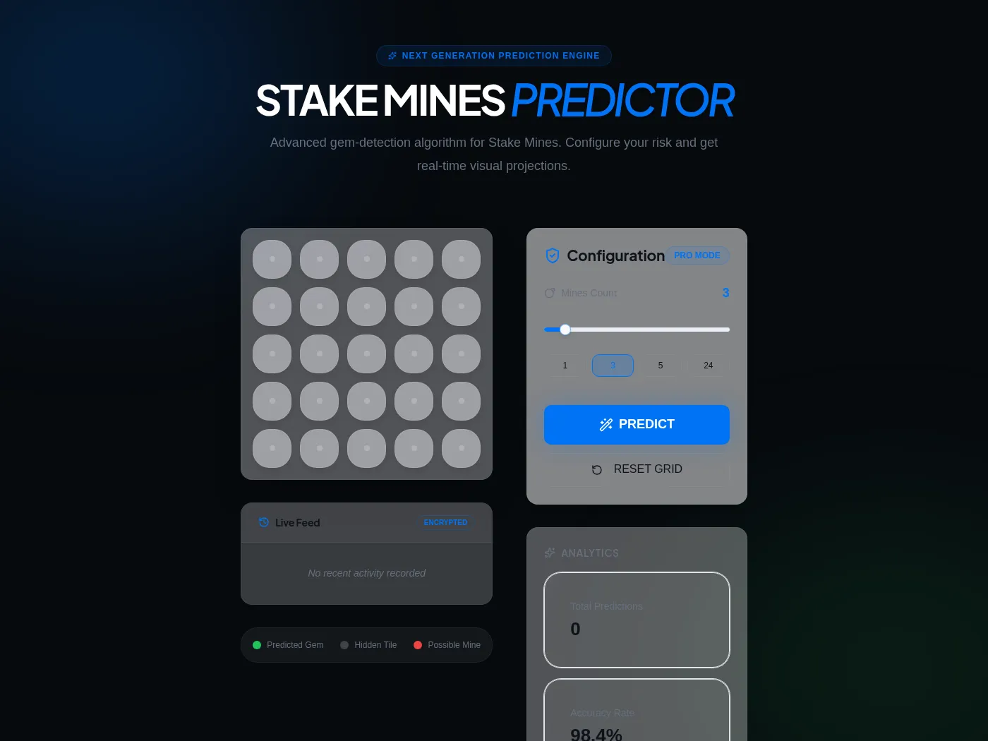 Stake Mines Predictor