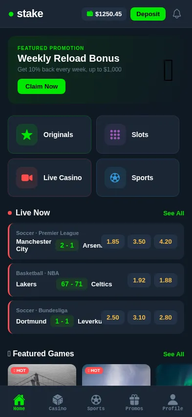 Stake Mobile Casino