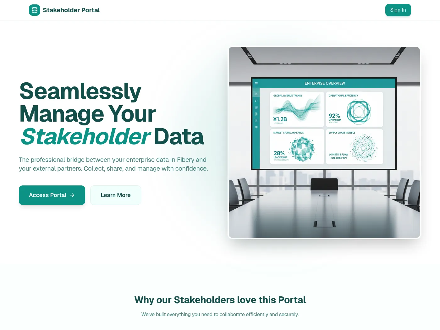 Stakeholder Data Portal