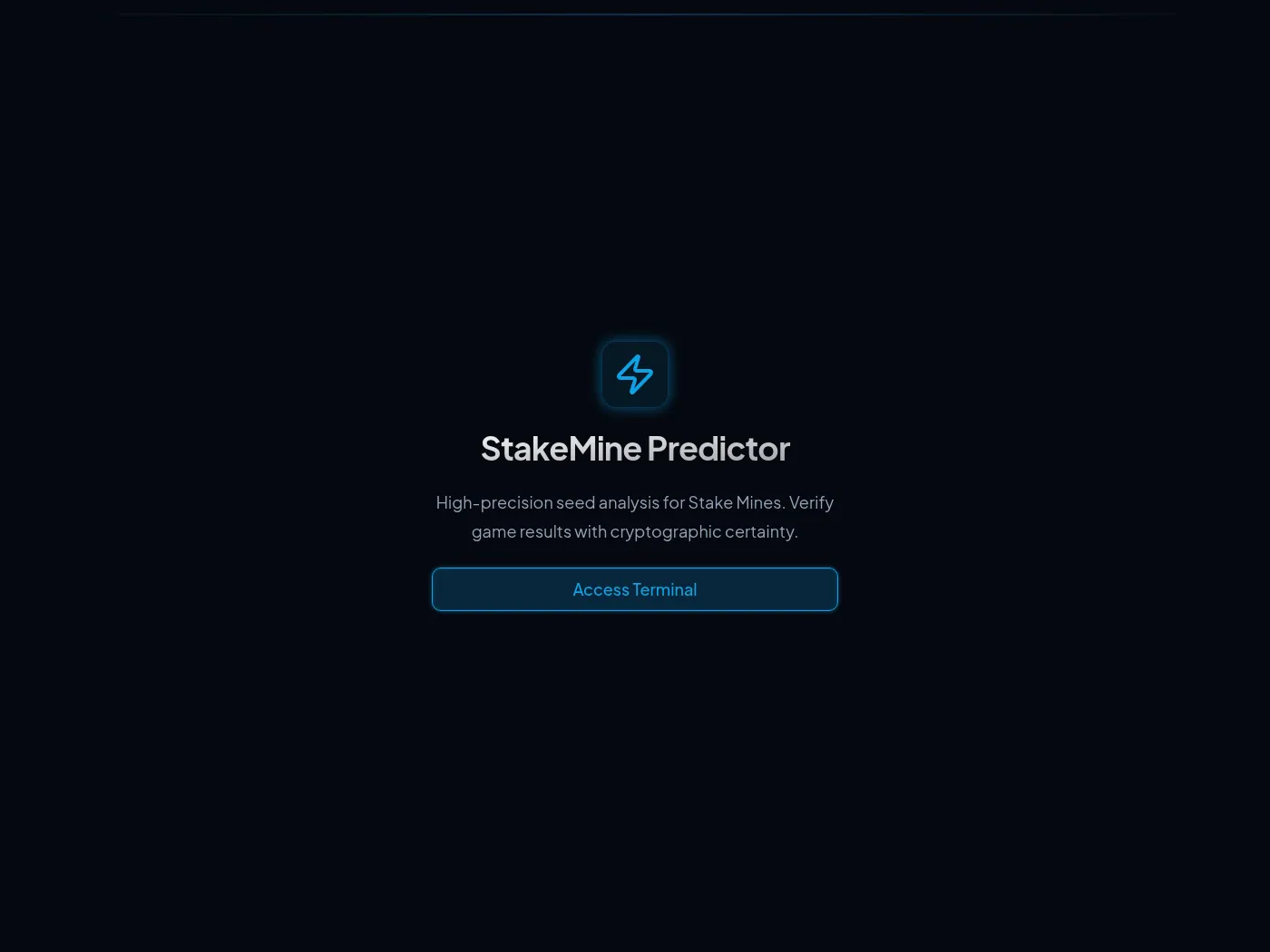StakeMine Predictor
