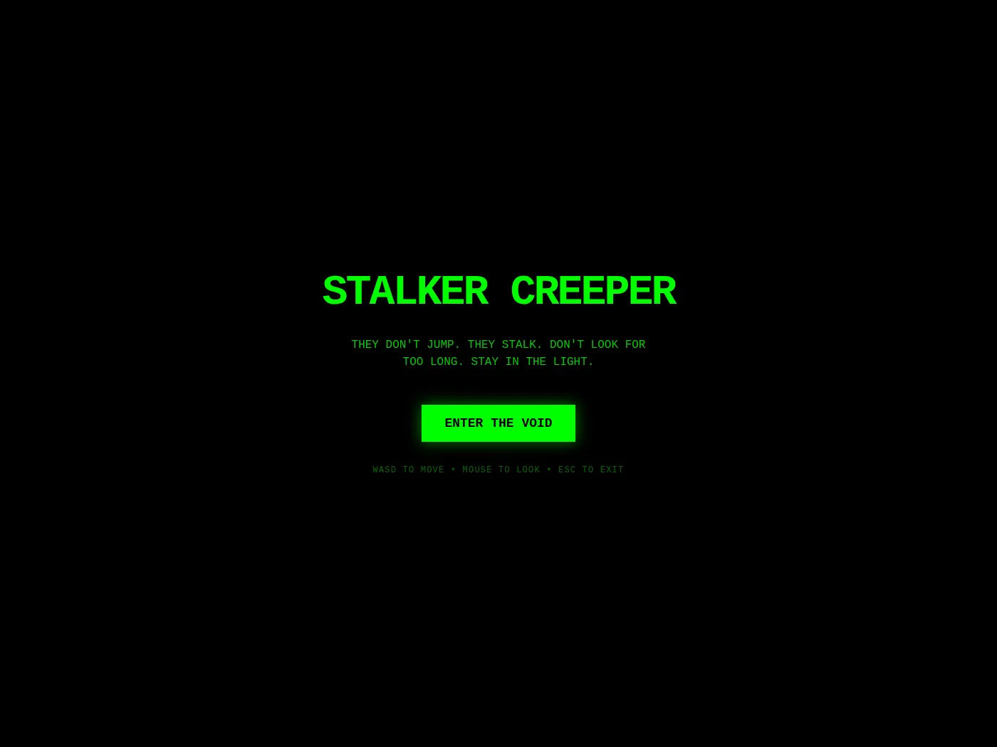 Stalker Creeper Mod