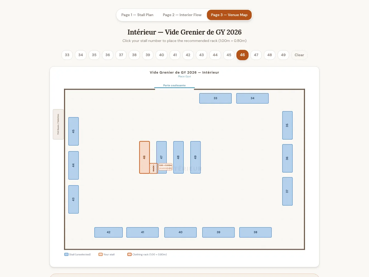 Stall Layout Planner