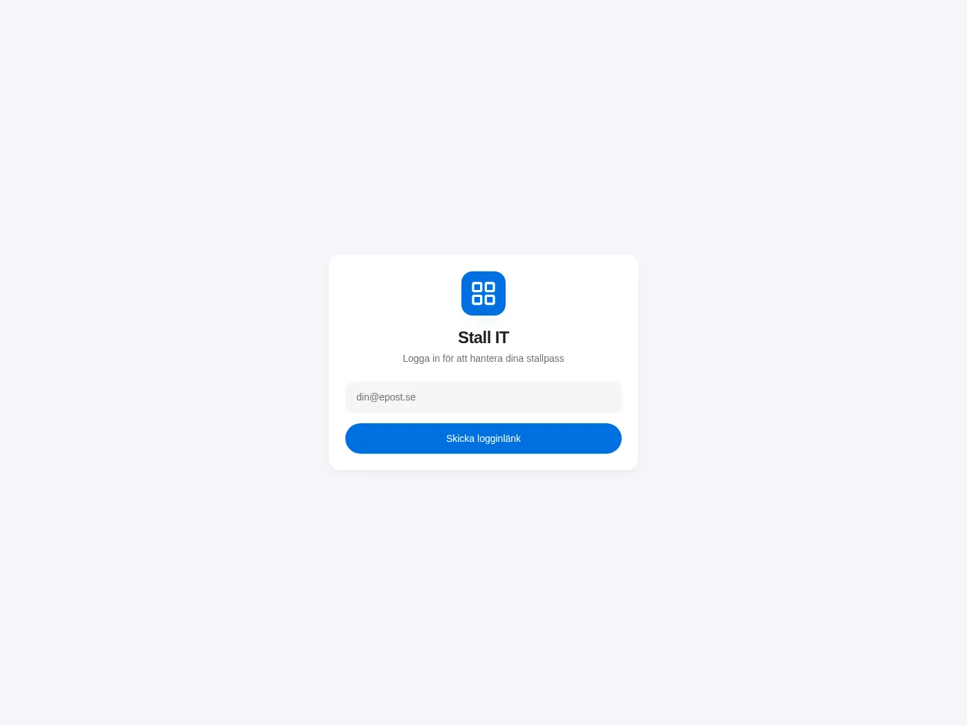Stall IT Grid App