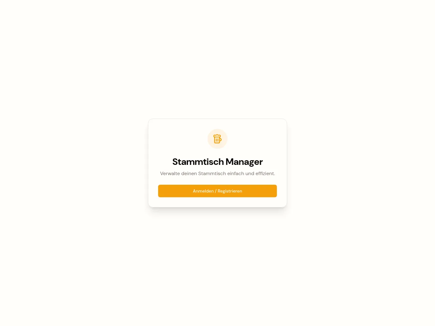 Stammtisch Manager