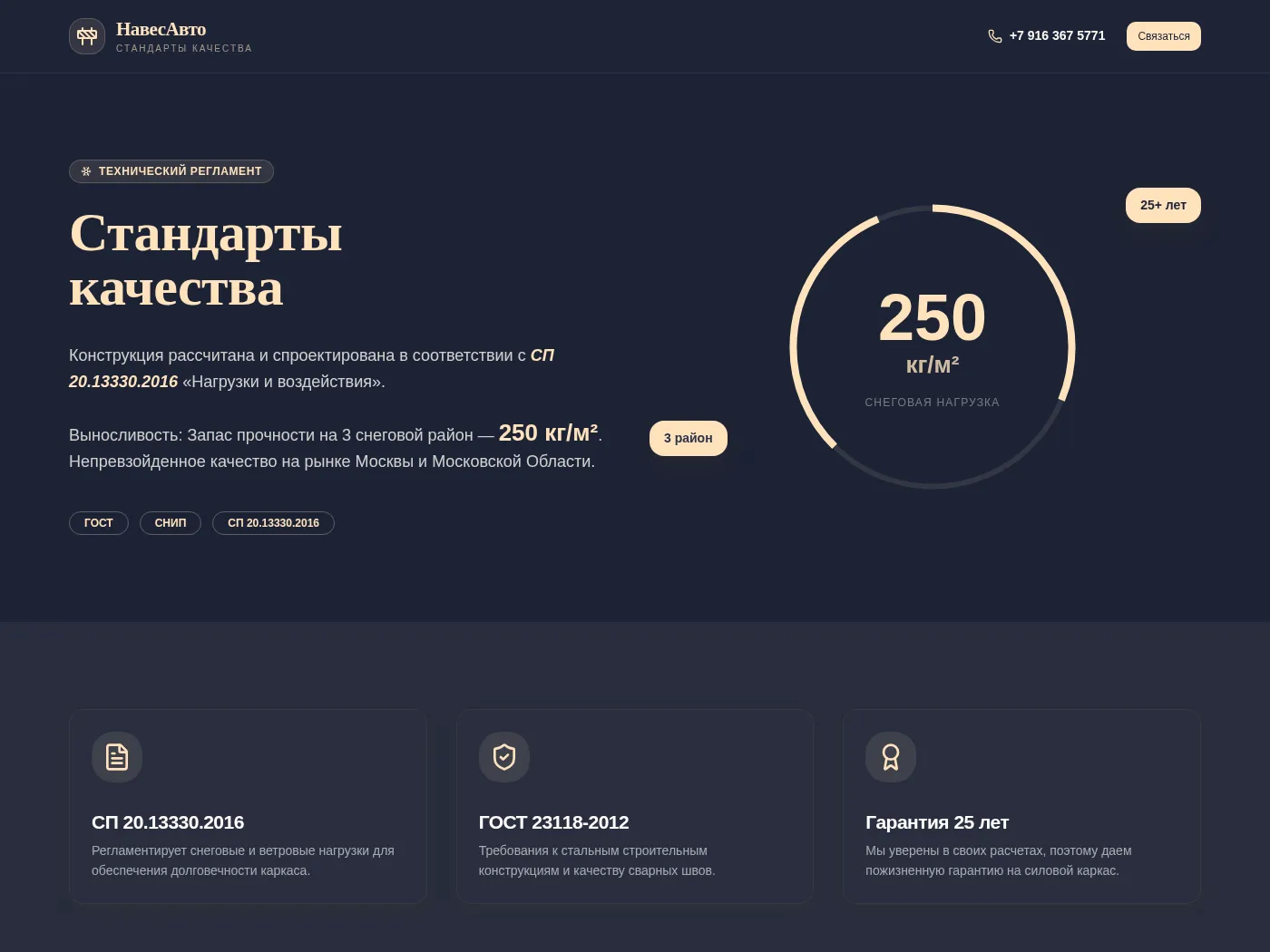 Стандарты Качества НавесАвто