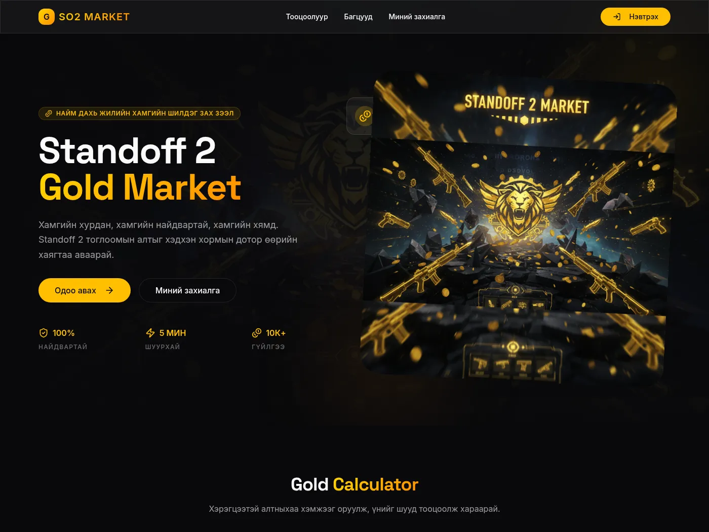 Standoff2 Gold Market