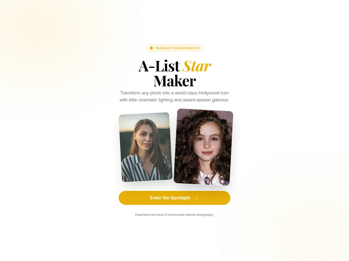 A-List Star Portrait Maker