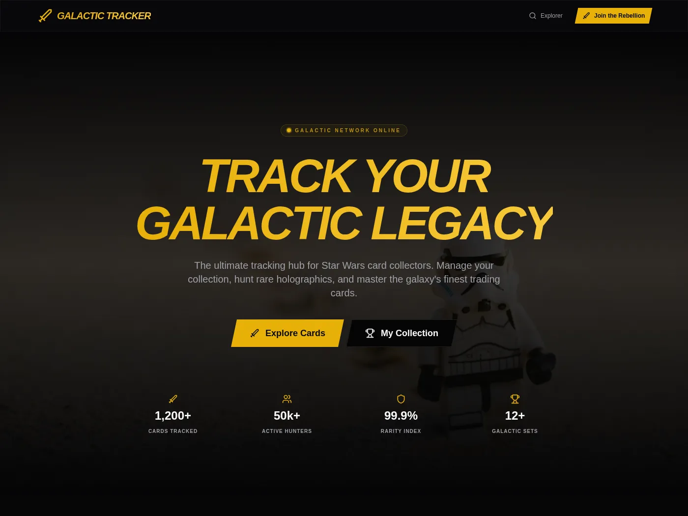 Star Wars Card Tracker