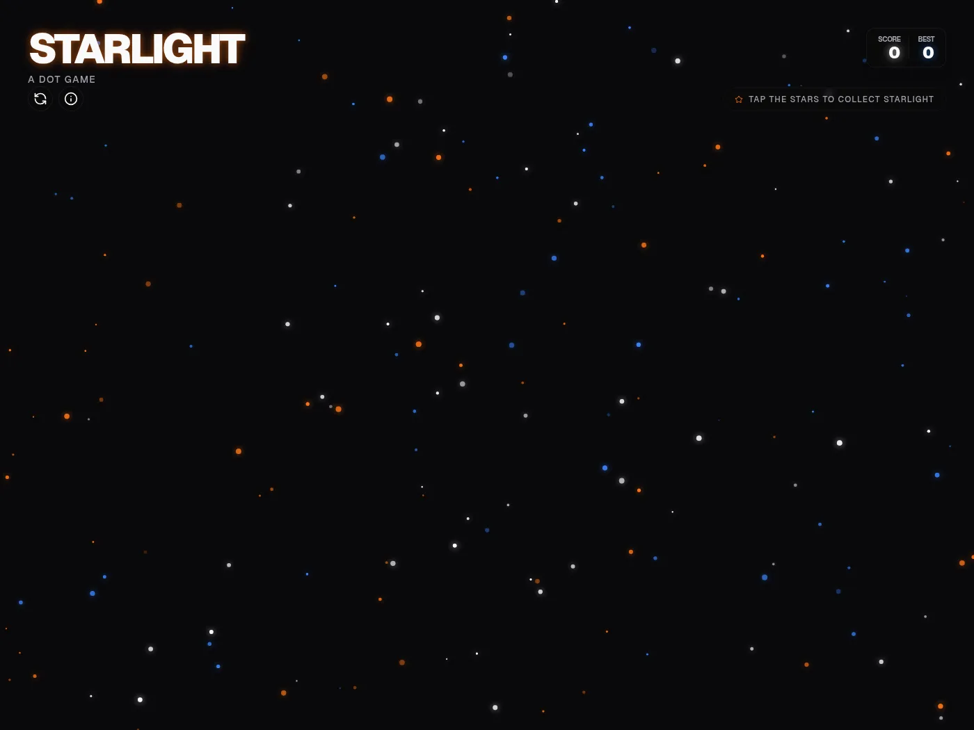 Starlight Dot Game