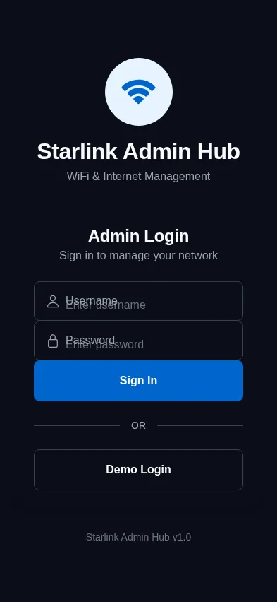 Starlink Admin Hub