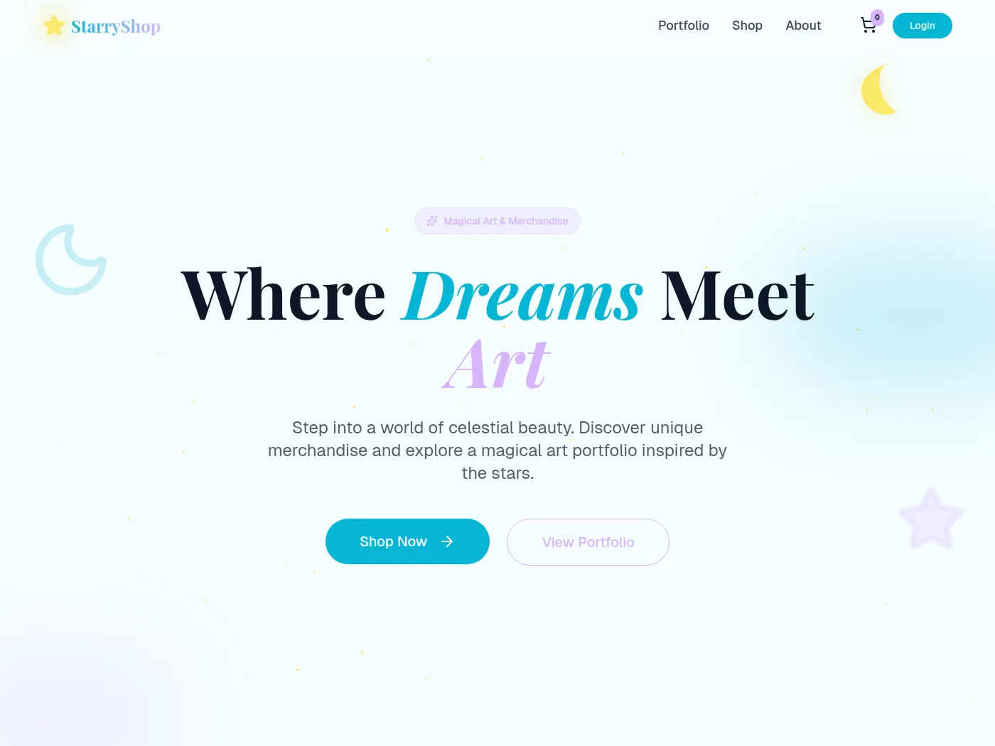 Starry Shop & Portfolio