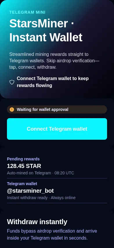 StarsMiner Telegram Mini