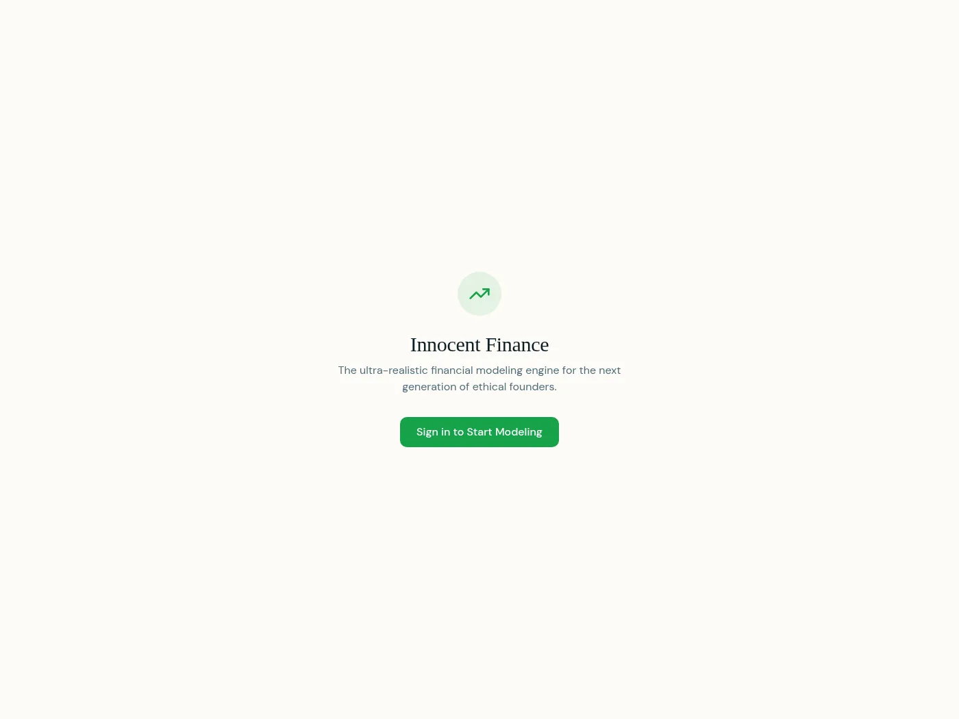 Innocent Finance Modeler