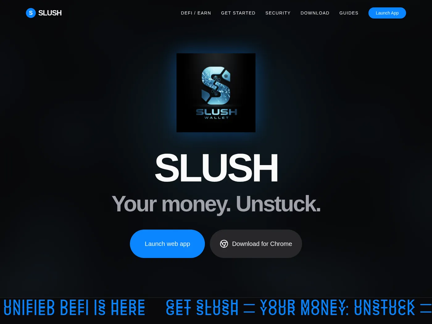 Slush-Inspired Startup Site