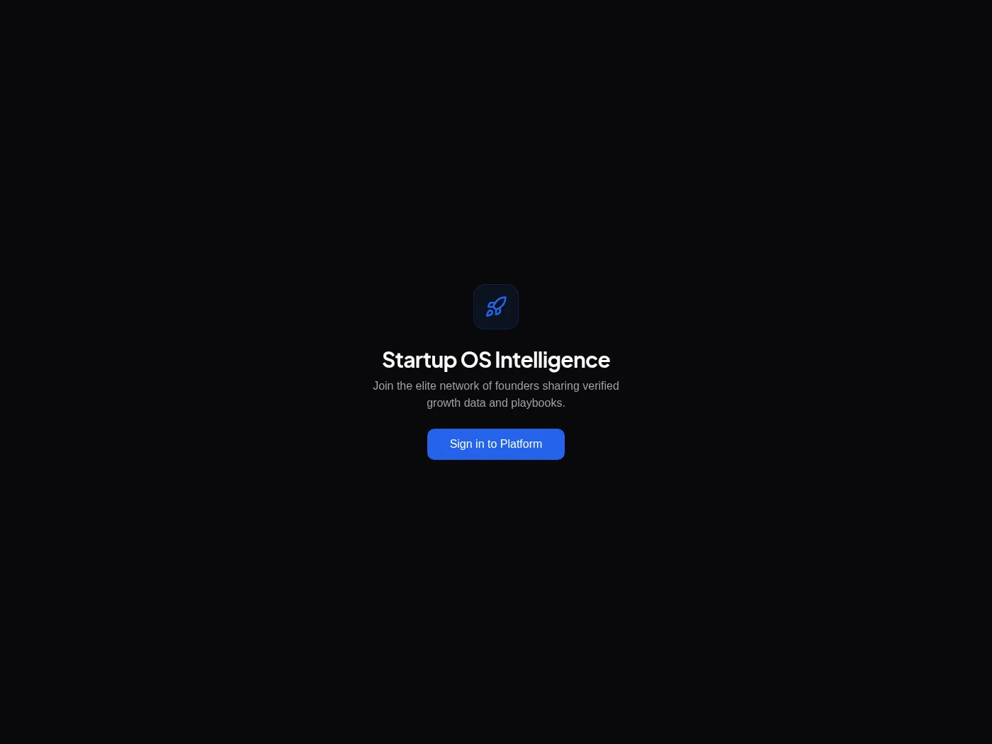 Startup OS Intelligence