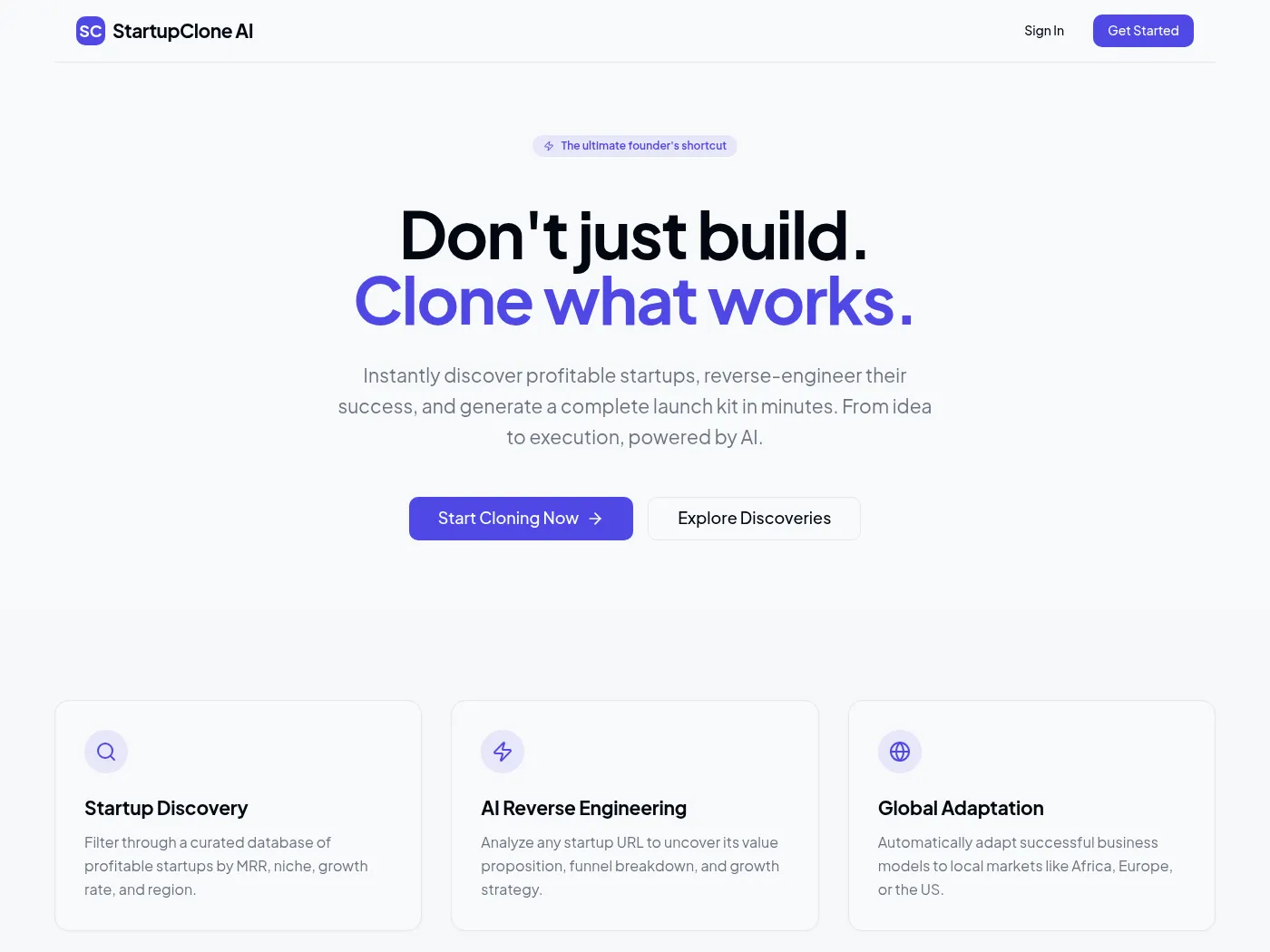 StartupClone AI