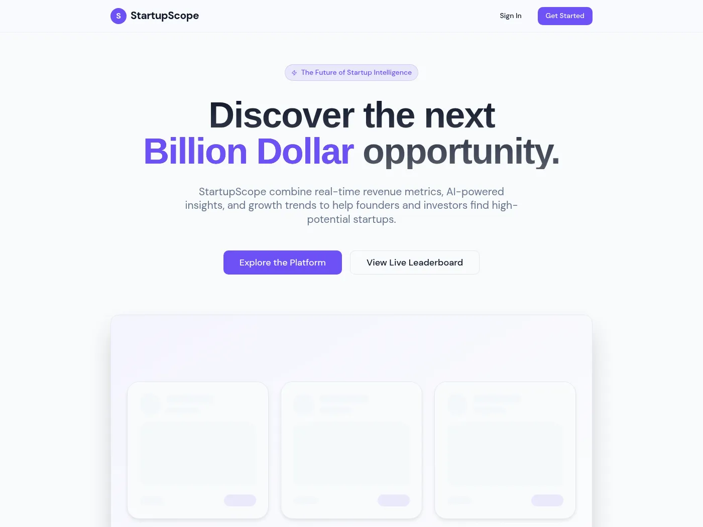StartupScope Insight Platform
