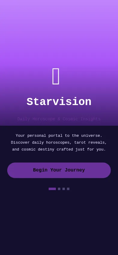 Starvision Horoscope App
