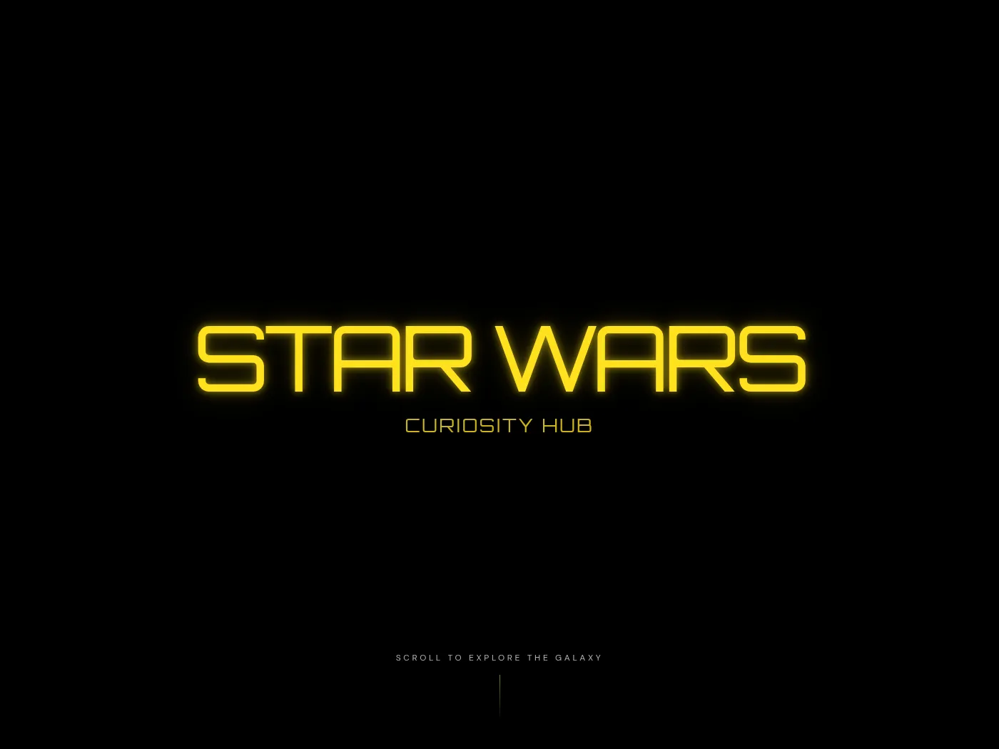 Star Wars Curiosity Hub